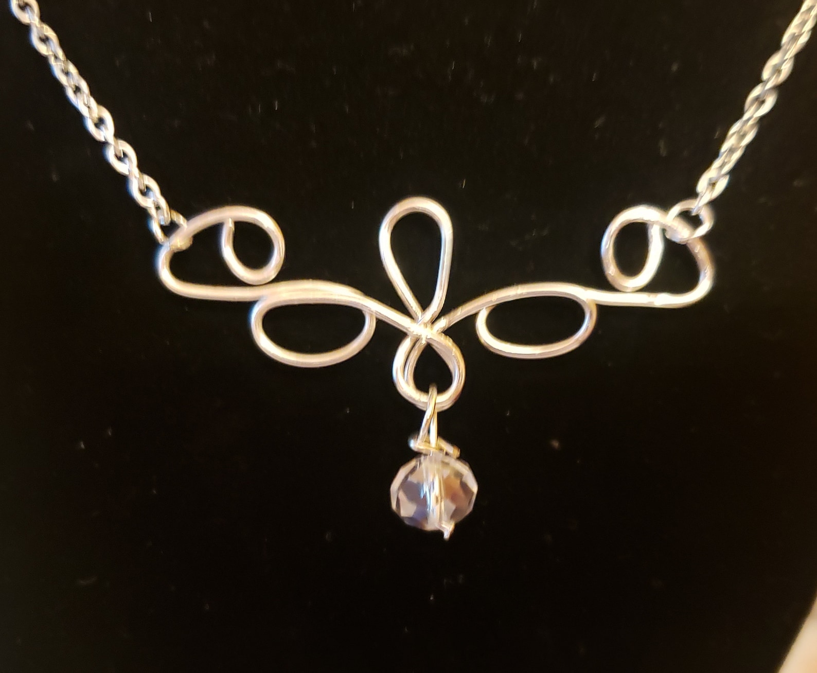 Elegant Silver Elvish Style Necklace - Etsy
