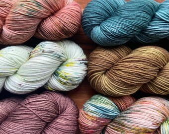 Hand Dyed Dk Yarn | Etsy