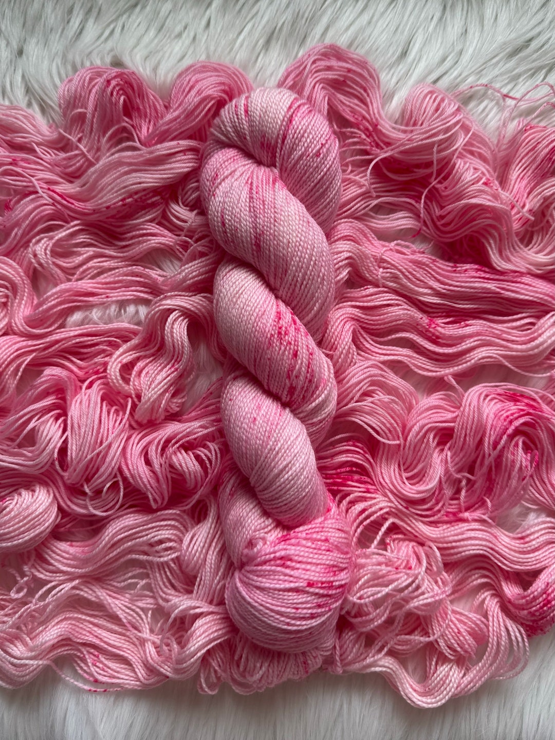 Pixie Dust Hand Dyed Yarn Fingering, Sport, DK, Slub, Mohair, Bulky - Etsy