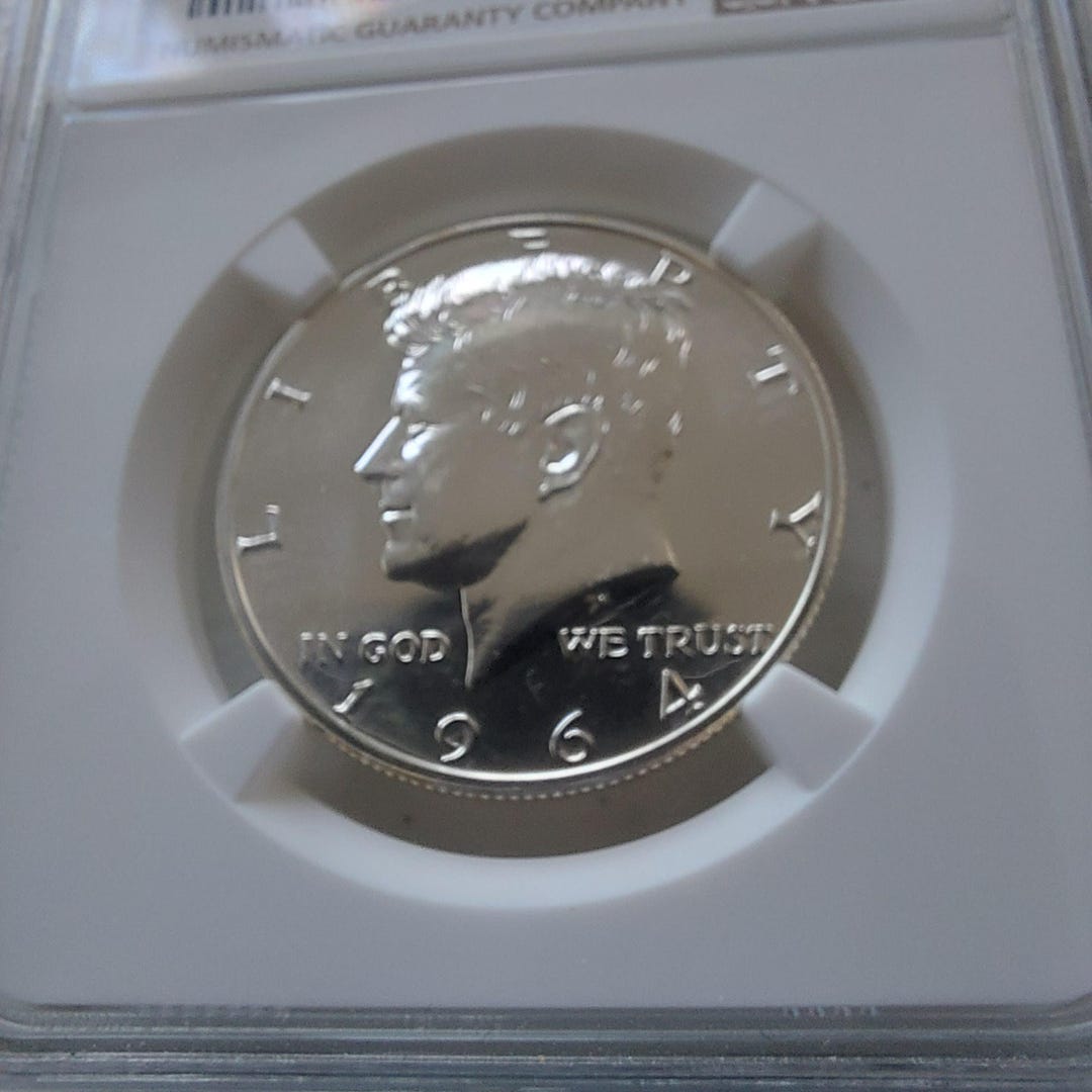 1964 Silver Coins Half Dollar 50c Graded by NGC PF67 .original Vintage Silver USA. - Etsy