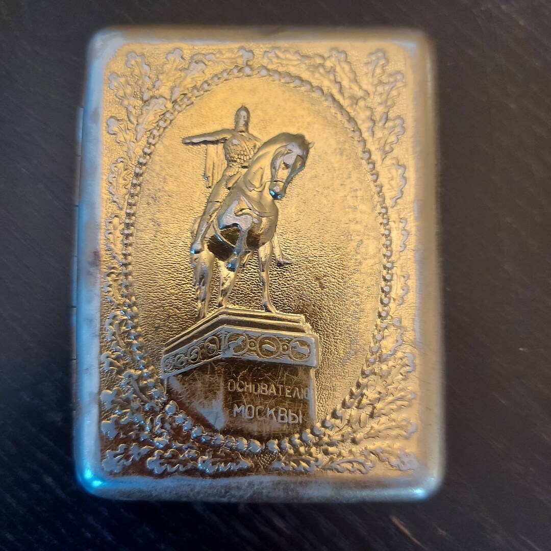 Vintage Soviet Russian Cigarette Case Made in Ussr Aluminum.5 - Etsy