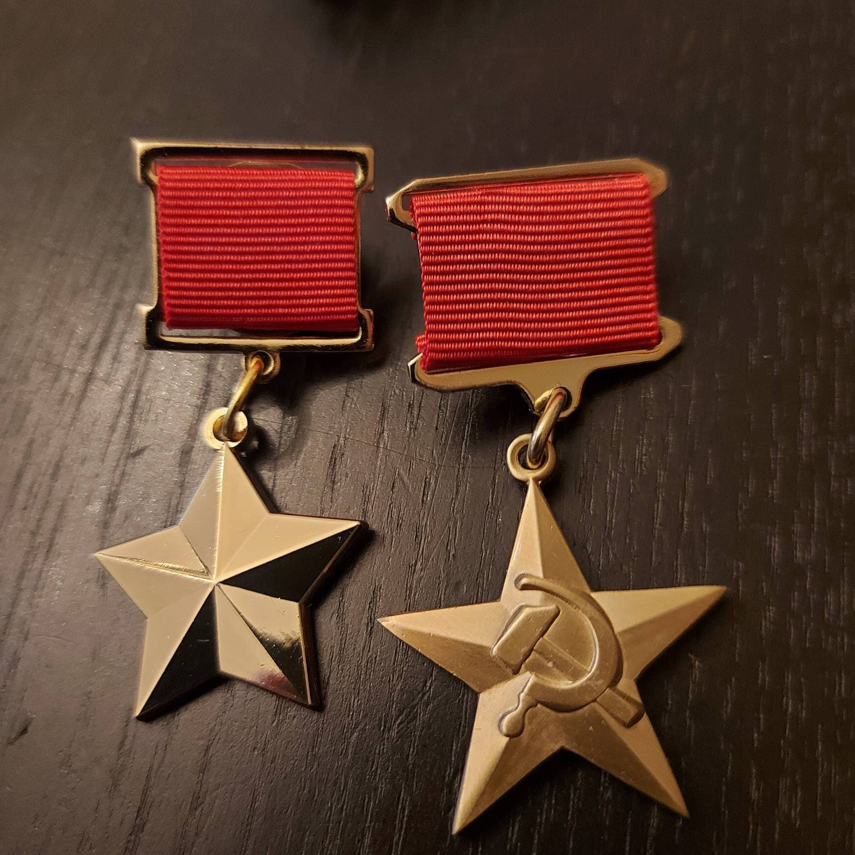Awards Order Medal Soviet Gold Star Hero of Soviet Union Ussr | Etsy
