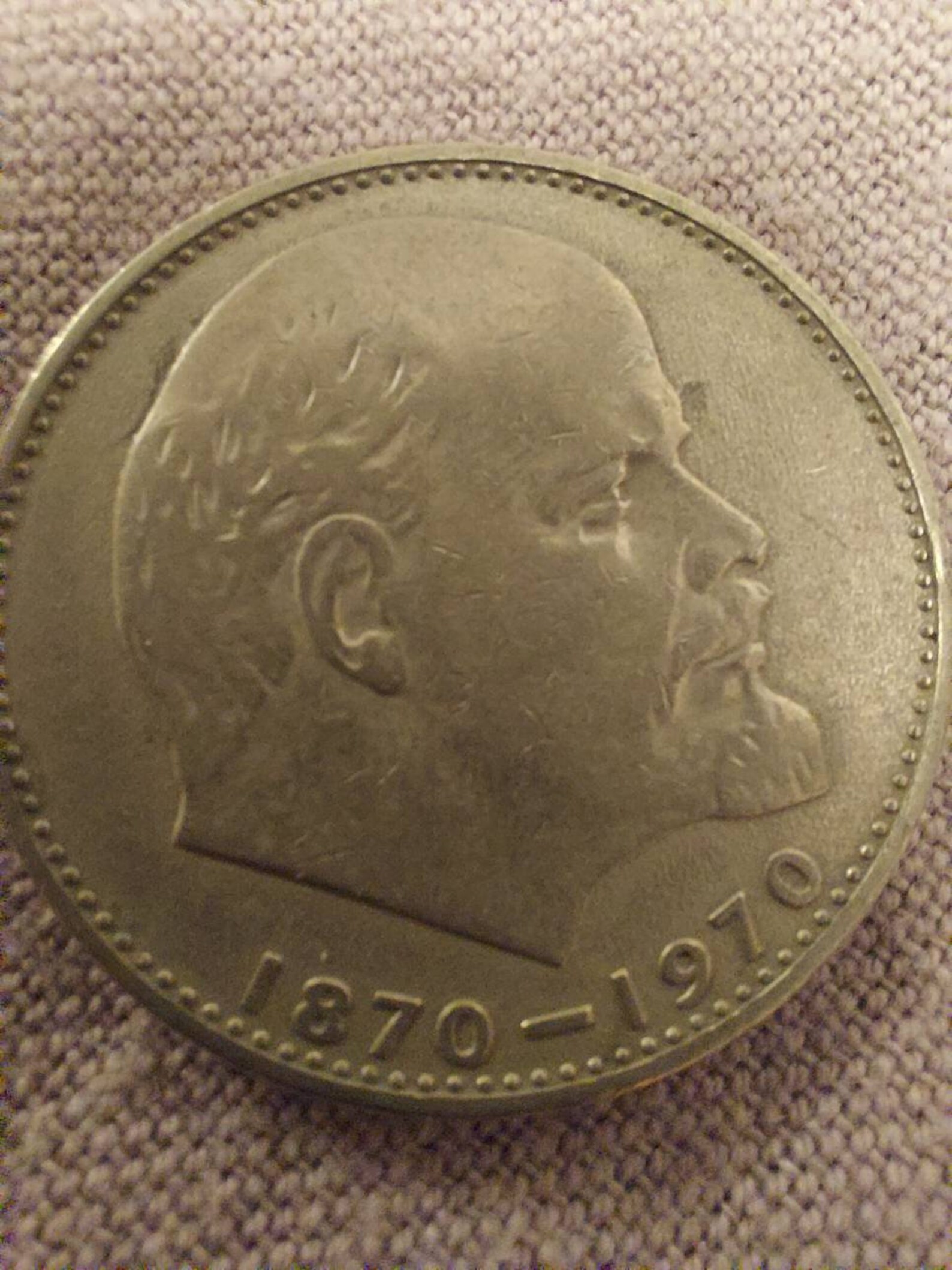 Ruble Lenin Commemorative 1870-1970 Ussr Soviet Coin Original | Etsy