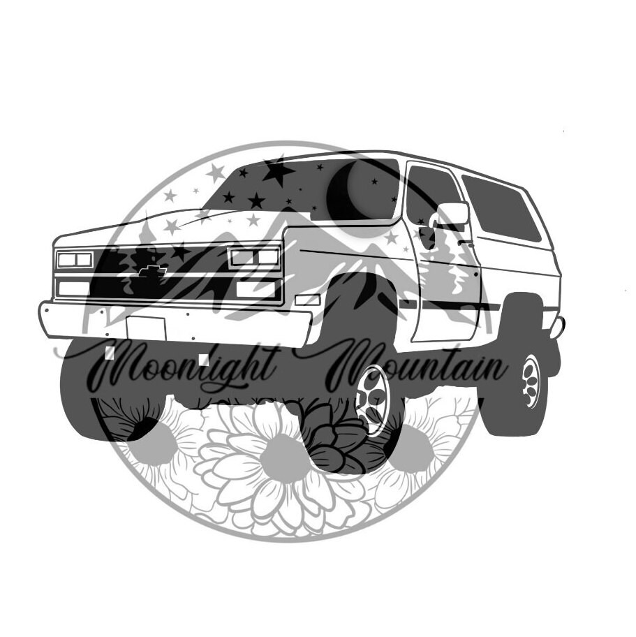 Lifted 1991 K5 Blazer SVG - Etsy