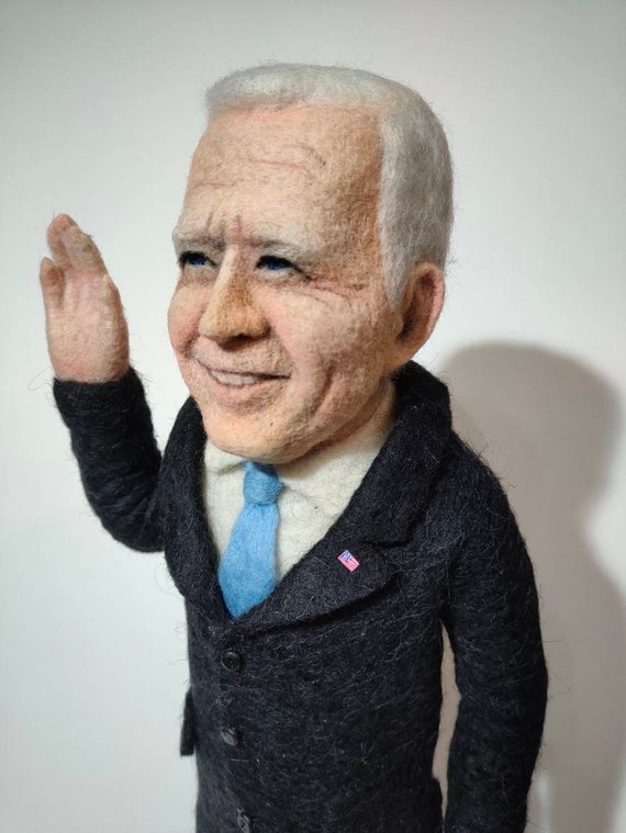 Joe Bidens Prototype Felted Handmade OOAK Doll/joe Biden - Etsy