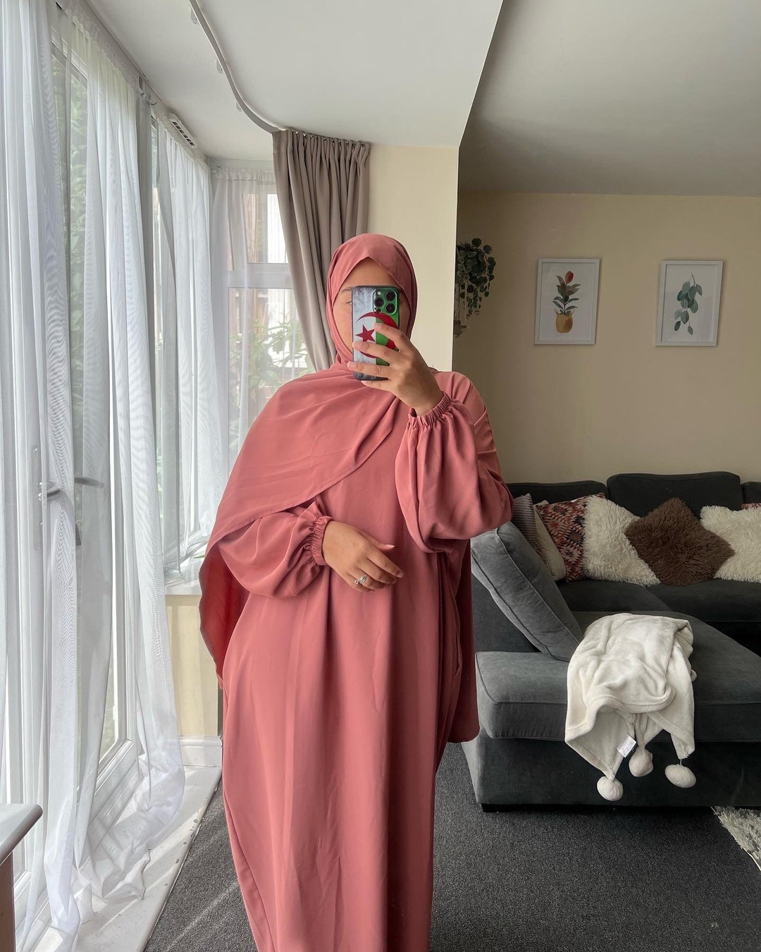 Prayer Dress Prayer Set Prayer Abaya 2 in 1 Hijab Dress - Etsy