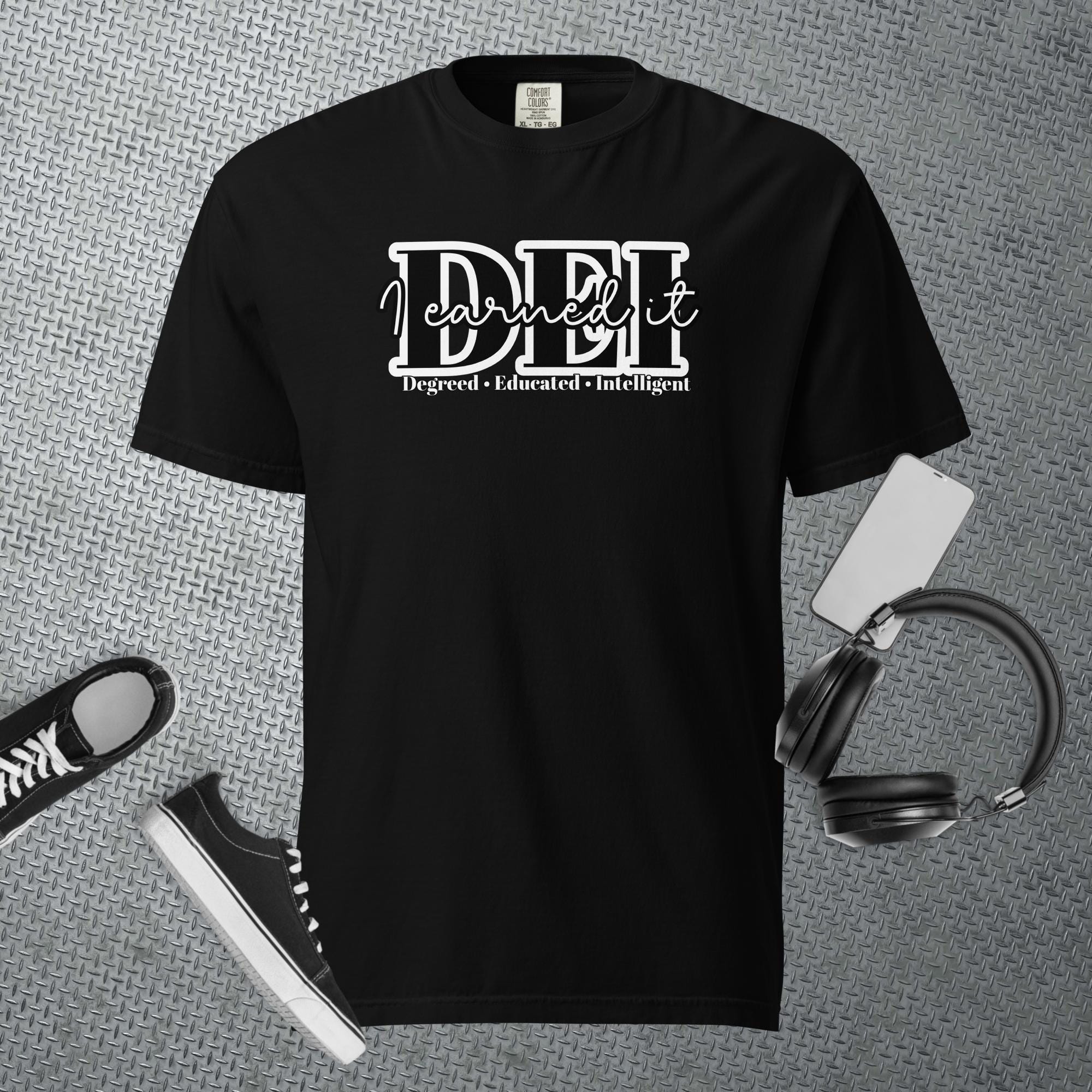 Unisex "dei I Earned It" Motivational T-shirt – Turning Negatives Into ...