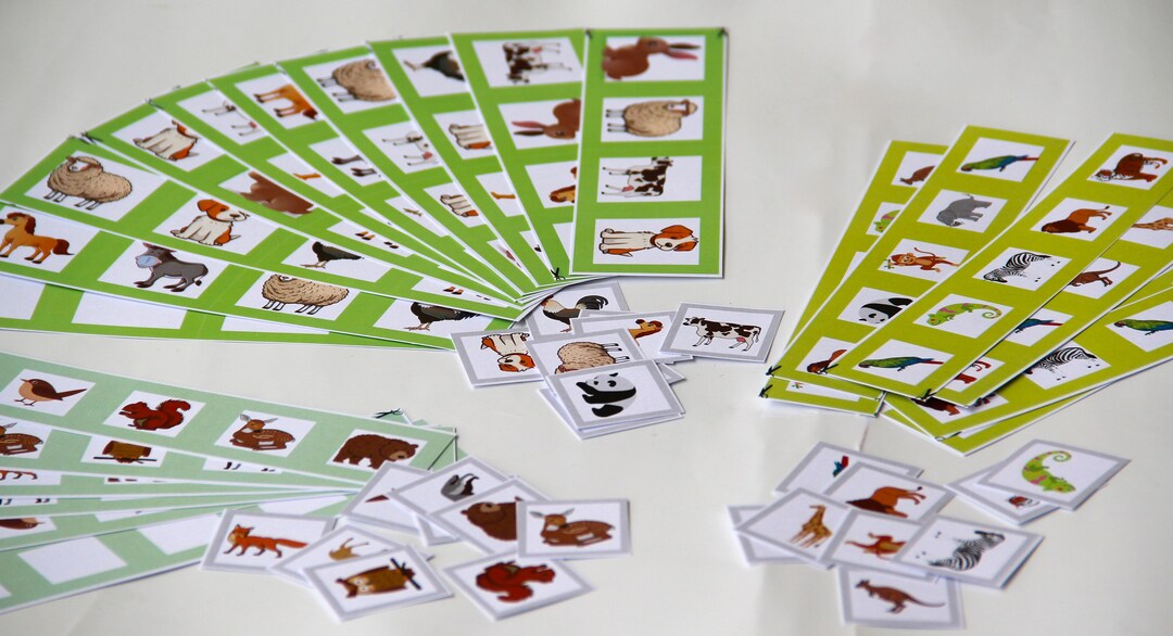 Visual Memory Animals - Etsy