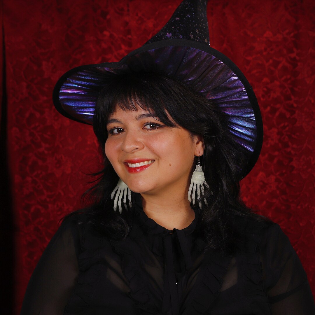 Creepy Glow in the Dark Skeleton Hand Earrings Spooky Glowing - Etsy