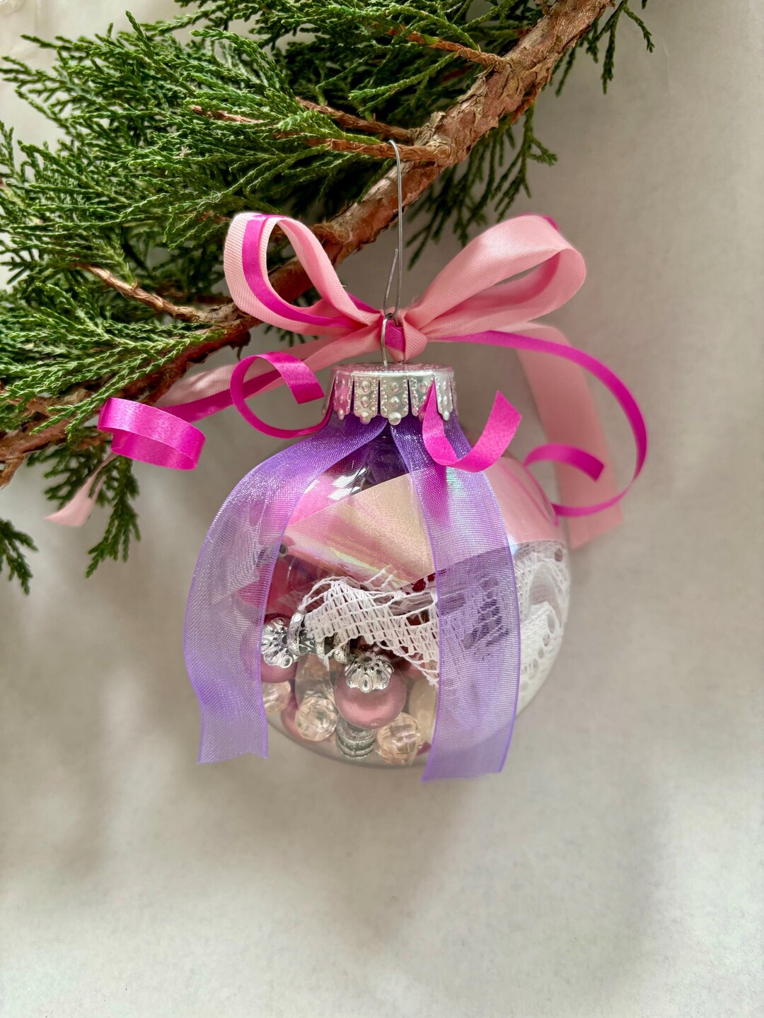 Treasure Bulb - Wearable Bracelet Inside Ornament 17, One of a Kind - Etsy