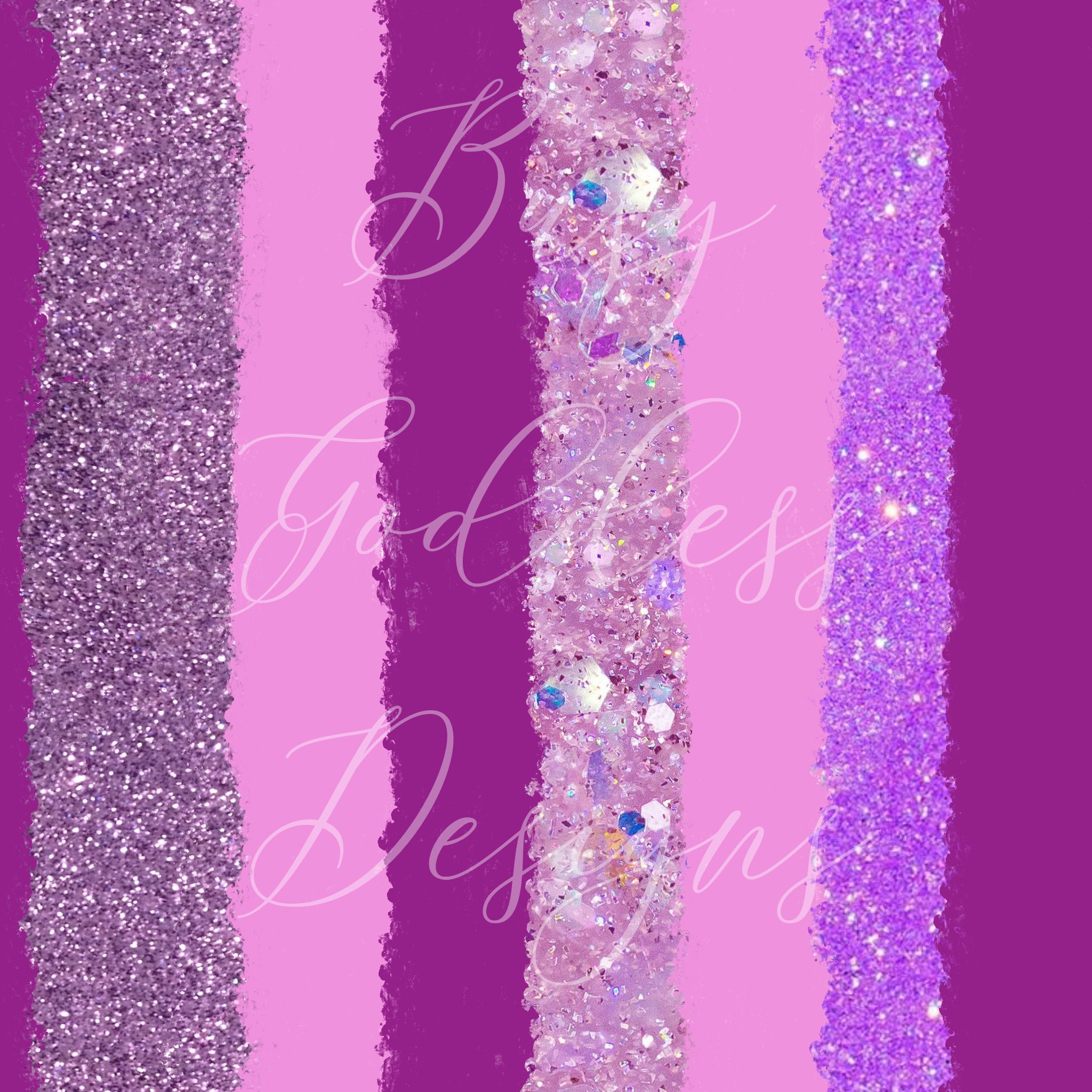Purple and Purple Glitter Stripe Seamless File Repeating Pattern PNG ...