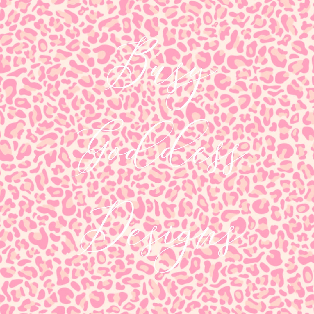 Pink Cheetah Print, Seamless File, Repeating Pattern, PNG Digital ...