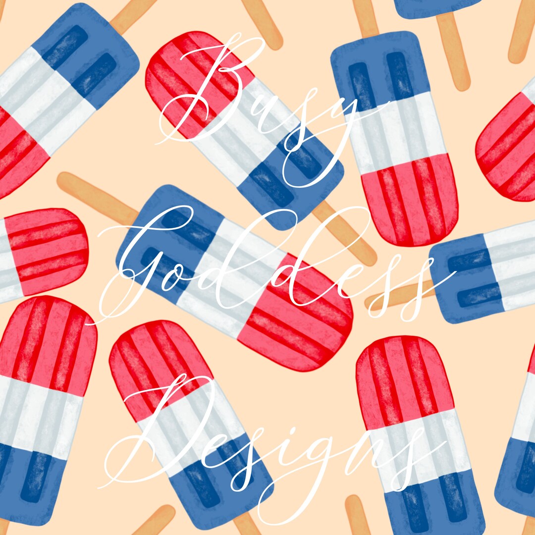 Patriotic, Popsicle, Red White and Blue, Fourth of July, Independence ...