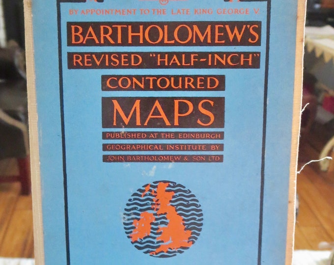 1950s Bartholomew's Revised 'half-inch' Contoured Maps Skye & Wester ...