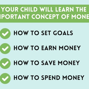 Finance for Kids Book, Teach Children About Money, Financial Literacy ...