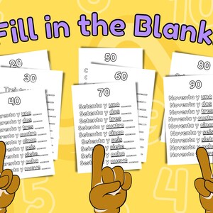 Beginner Spanish Numbers for Kids, Counting in Spanish, Coloring ...