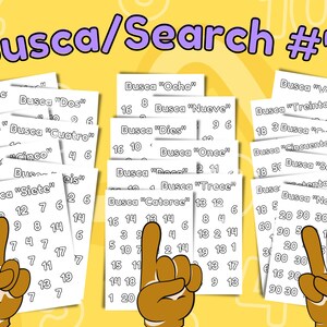 Beginner Spanish Numbers for Kids, Counting in Spanish, Coloring ...