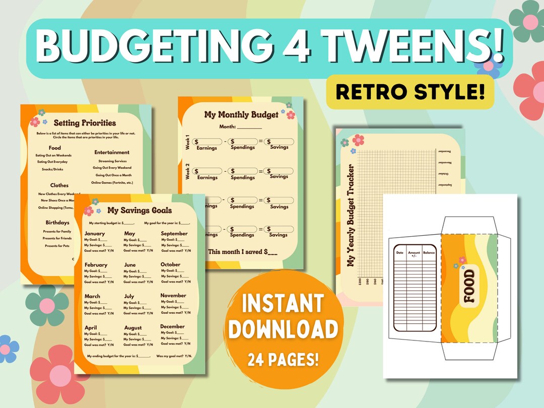 Budgeting for Tweens! Budgeting Resources for Kids and Teens, Money ...