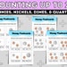 Money Flashcards Bundle, Coin Counting Worksheet, U.S. Currency ...