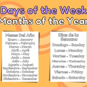 Spanish Coloring Activities, Coloring Pages, Spanish Vocabulary ...