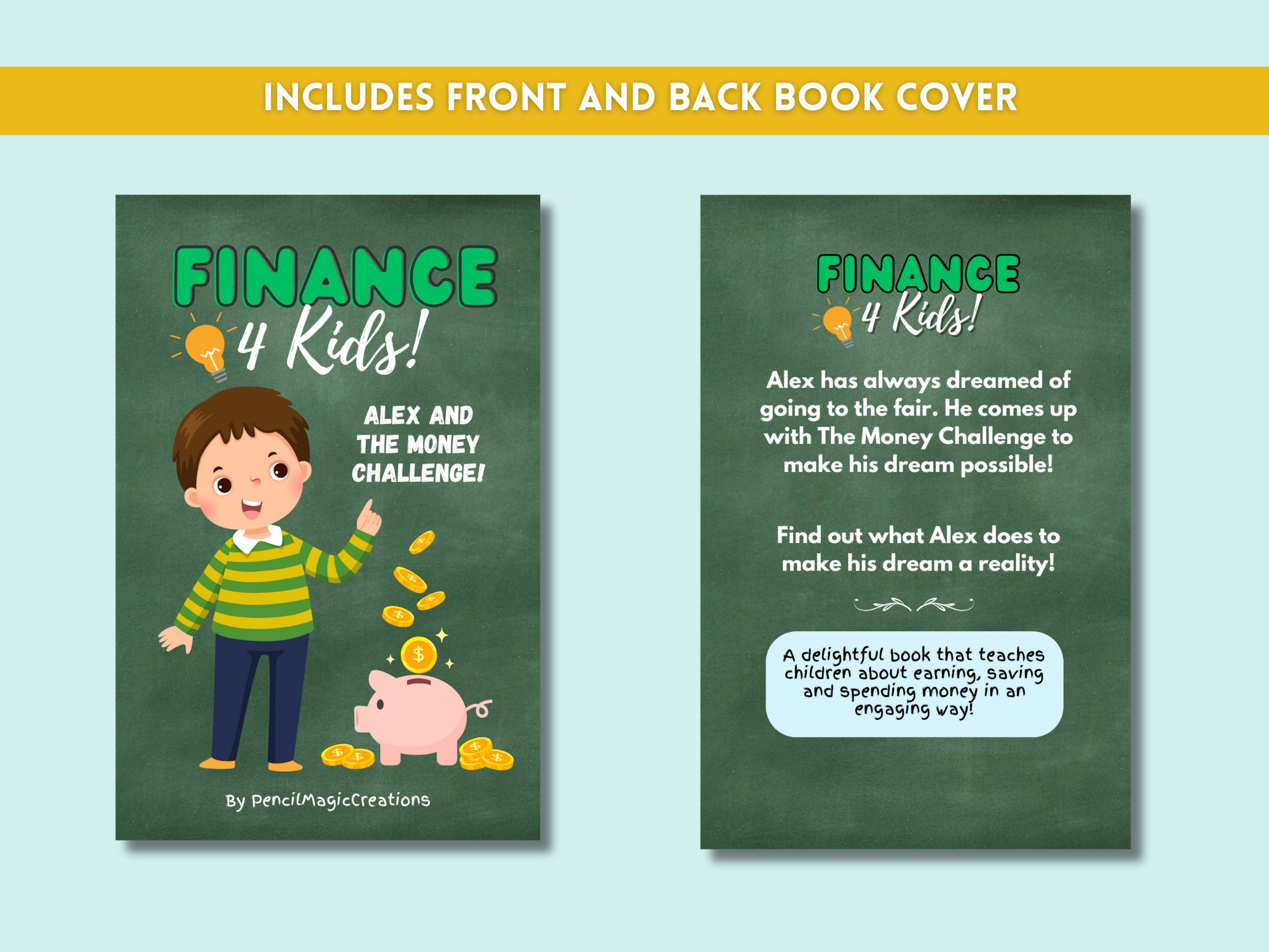 Finance for Kids Book, Teach Children About Money, Financial Literacy ...
