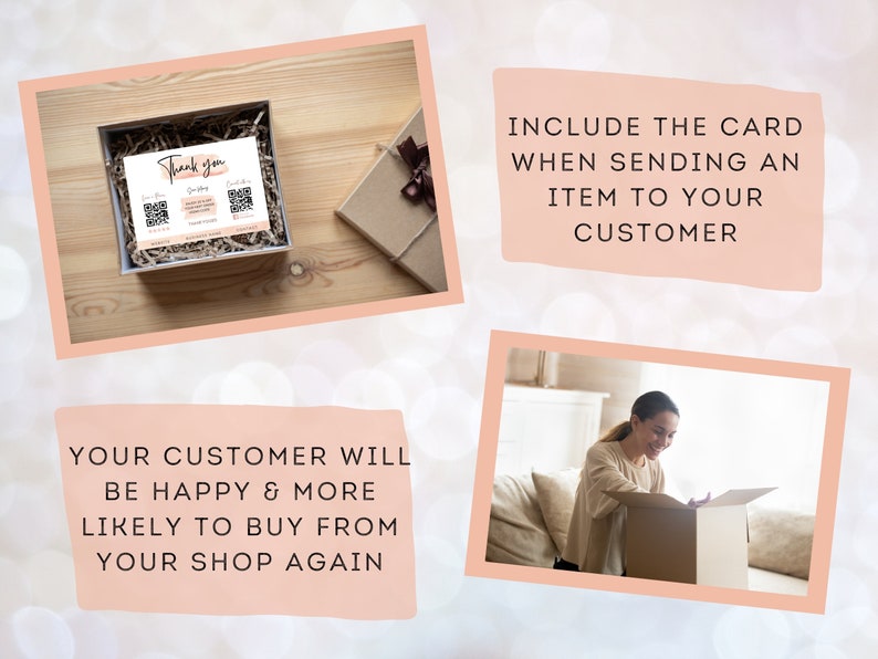 THANK YOU for Your Order Small Business Thank You Card New - Etsy