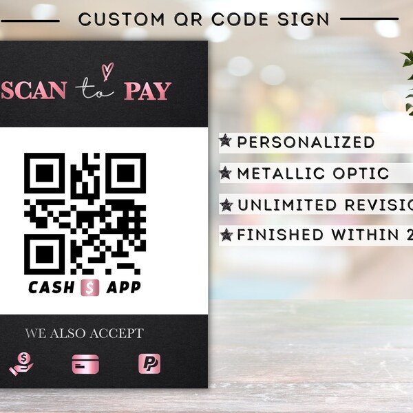 Venmo Qr Code Print - Etsy