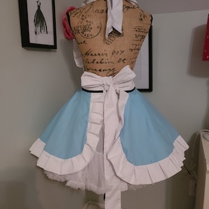 Alice in Wonderland Cosplay Apron With or Without Apron Appliques - Etsy