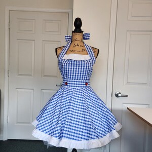 Dorothy Cosplay Apron With Ruby Red Glass Buttons. - Etsy