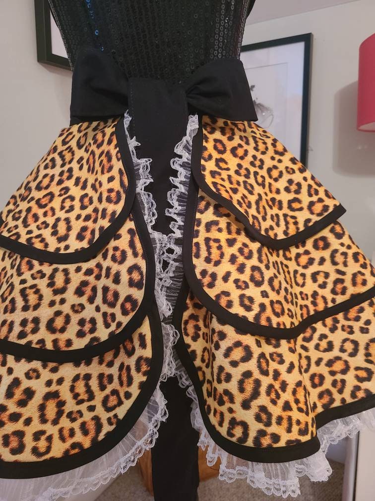 Leopard Print Retro Style Hostess Apron | Etsy