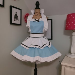 Alice in Wonderland Cosplay Apron With or Without Apron Appliques - Etsy