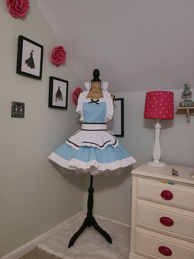Alice in Wonderland Cosplay Apron With or Without Apron Appliques - Etsy