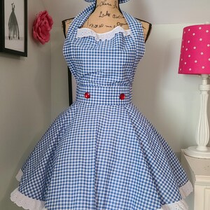 Dorothy Cosplay Apron With Ruby Red Glass Buttons - Etsy