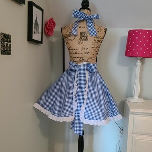 Dorothy Cosplay Apron With Ruby Red Glass Buttons - Etsy