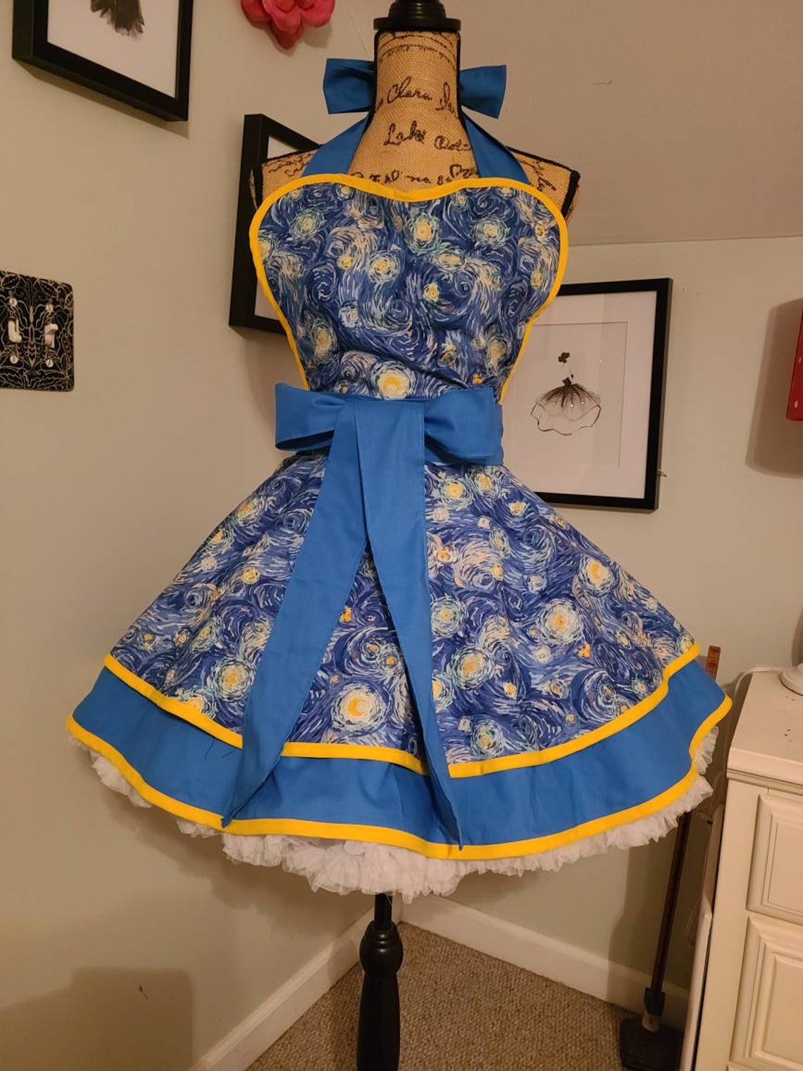 Starry Starry Night Hostess Apron - Etsy