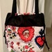 Black Drawstring Tote Bags - Etsy