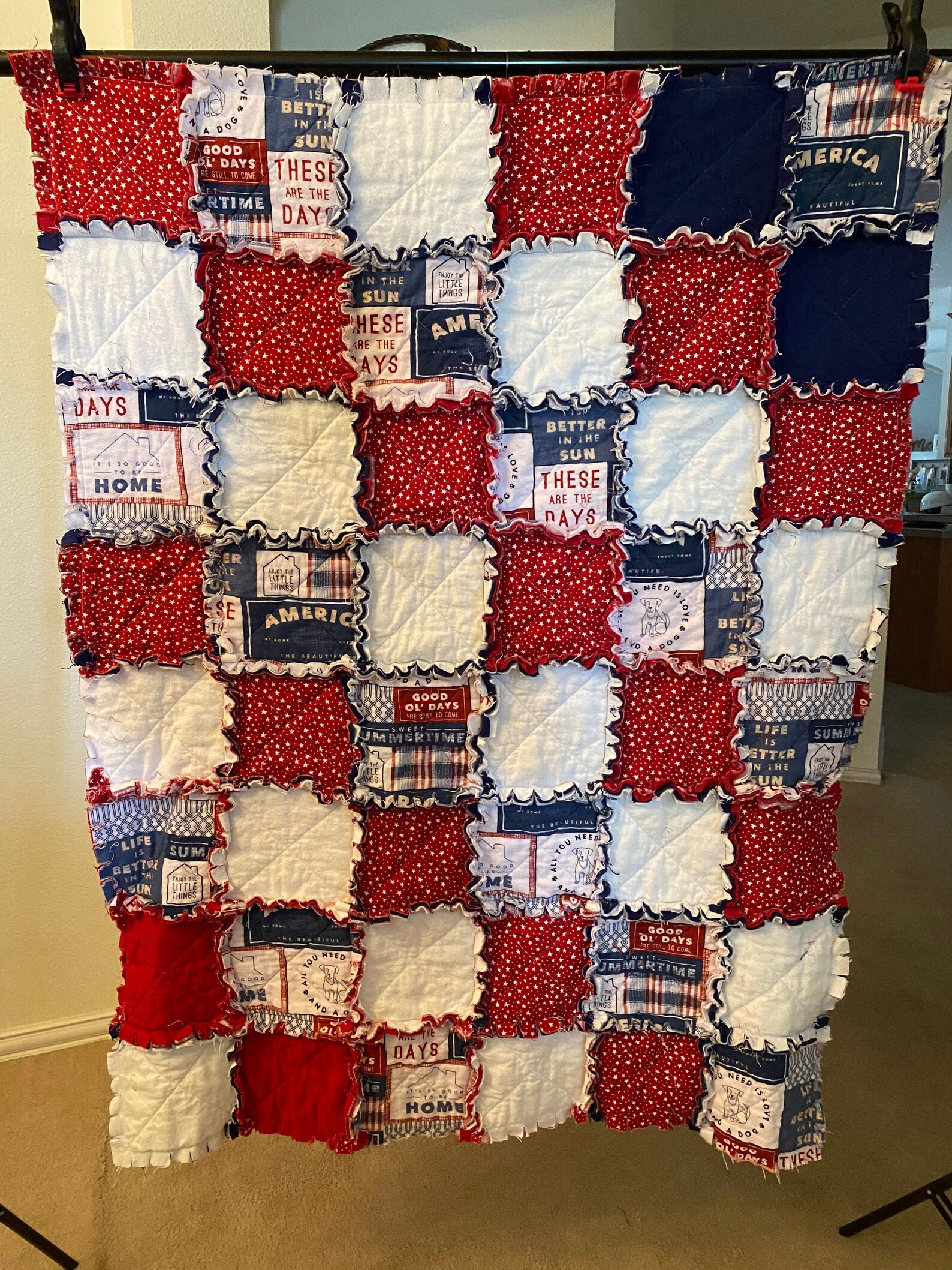 Toddler Rag Quilt - Etsy