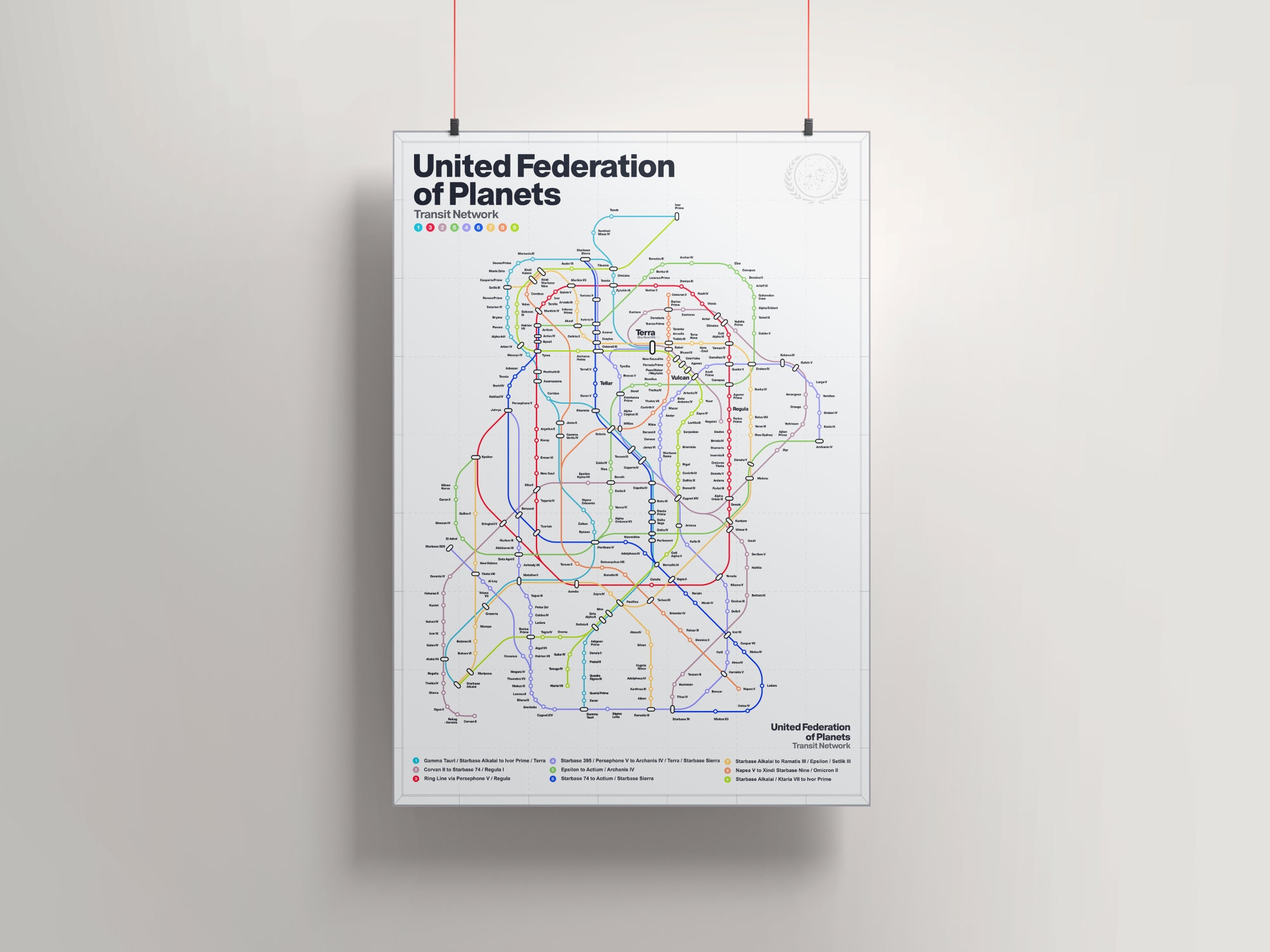 Map Of Federation Of Planets