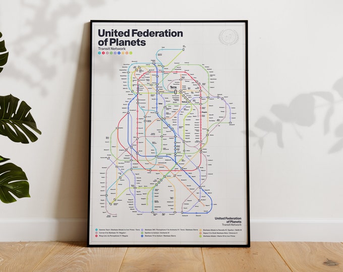 Land of OOO Transit Map, Fantasy Map, Unique Metro Map, Unique Gift ...