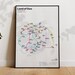 Land of OOO Transit Map Fantasy Map Unique Metro Map Unique - Etsy Canada