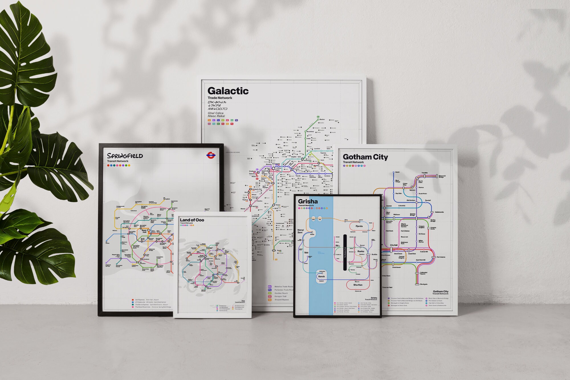 Galactic Transit Map, Fantasy Map, Unique Metro Map, Unique Gift ...
