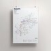 Galactic Transit Map, Fantasy Map, Unique Metro Map, Unique Gift ...