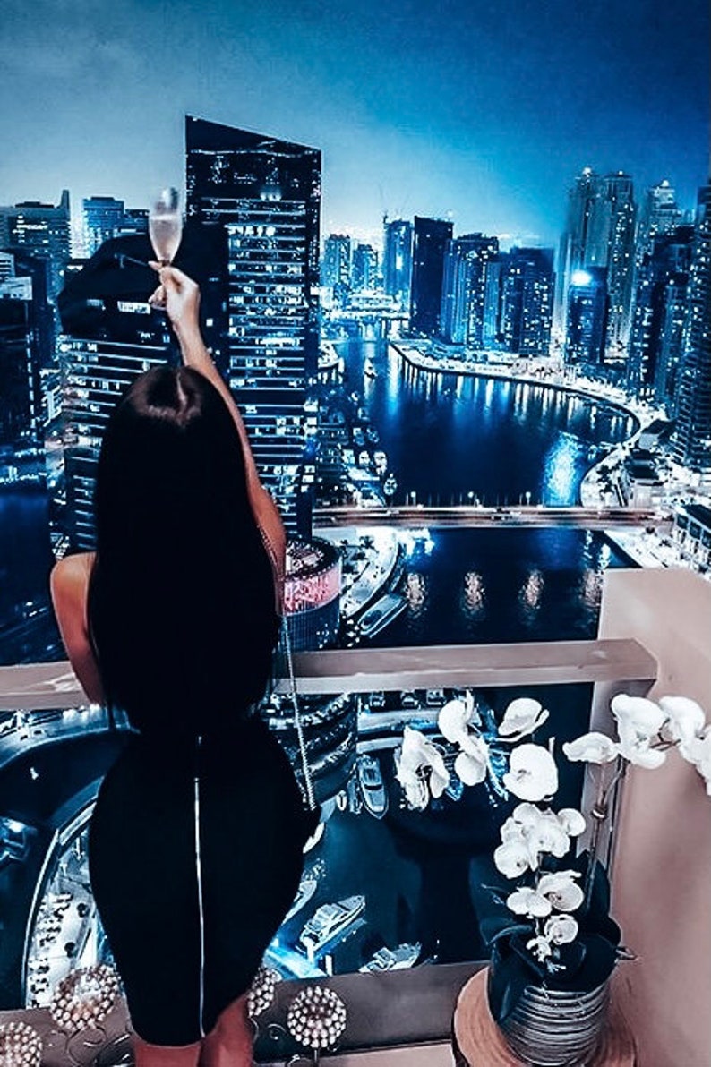 Blue Baddie Aesthetic Photo Collage Kit 100 Pics - Etsy