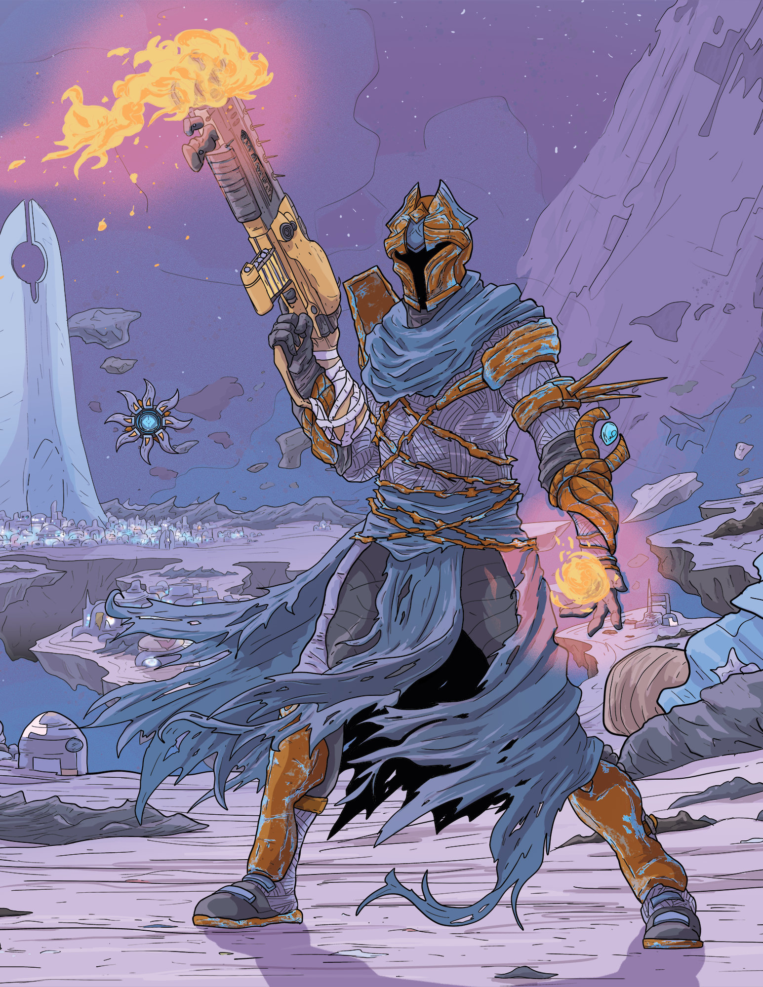 Destiny Warlock on the Tangled Shore - Etsy