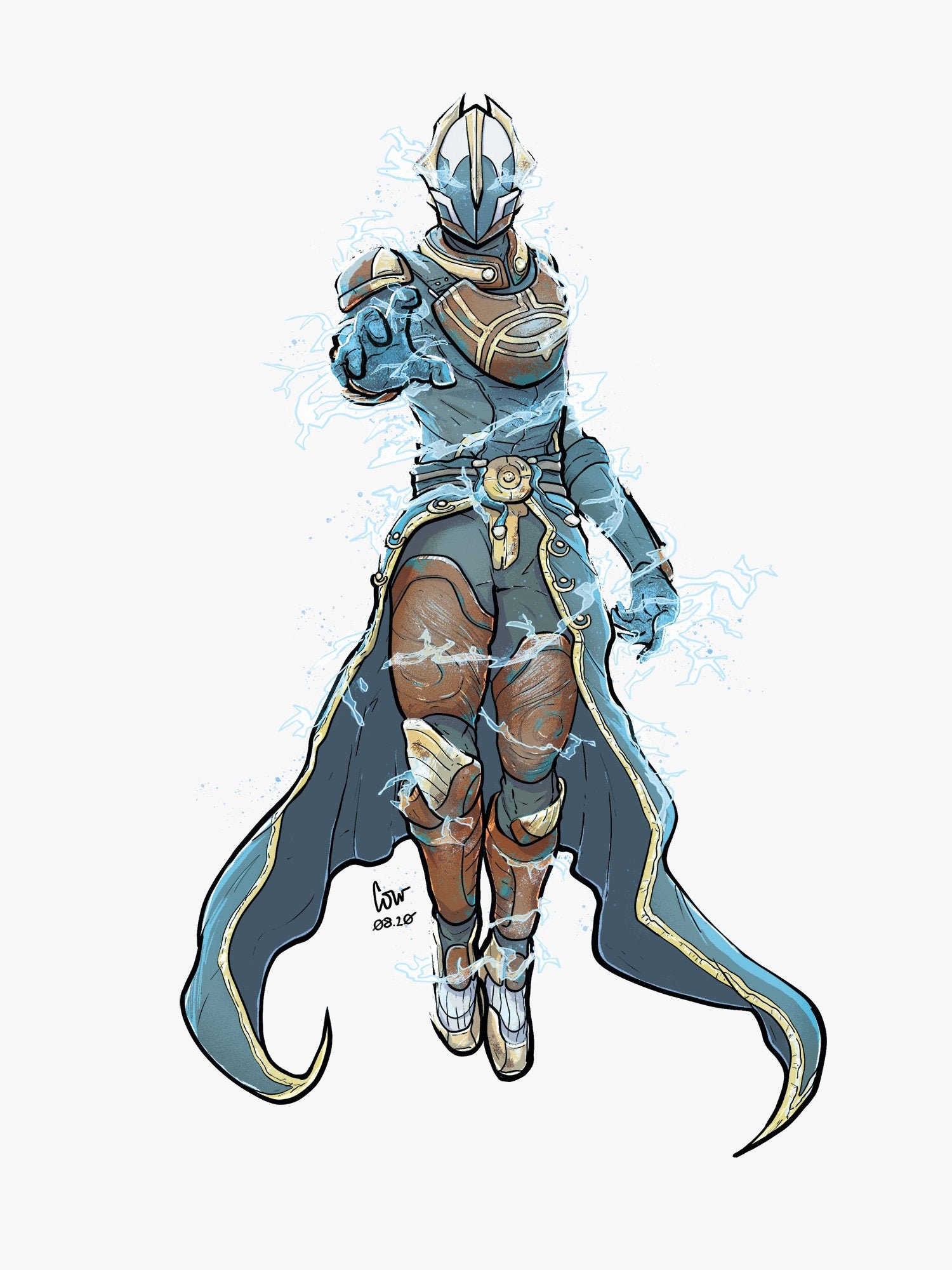 Destiny Stormcaller Warlock - Etsy