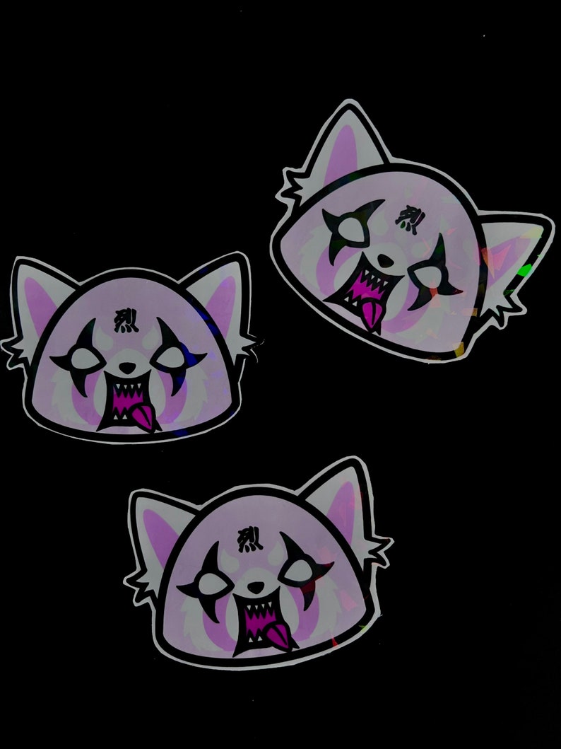 Aggretsuko Sticker Anime Sticker - Etsy