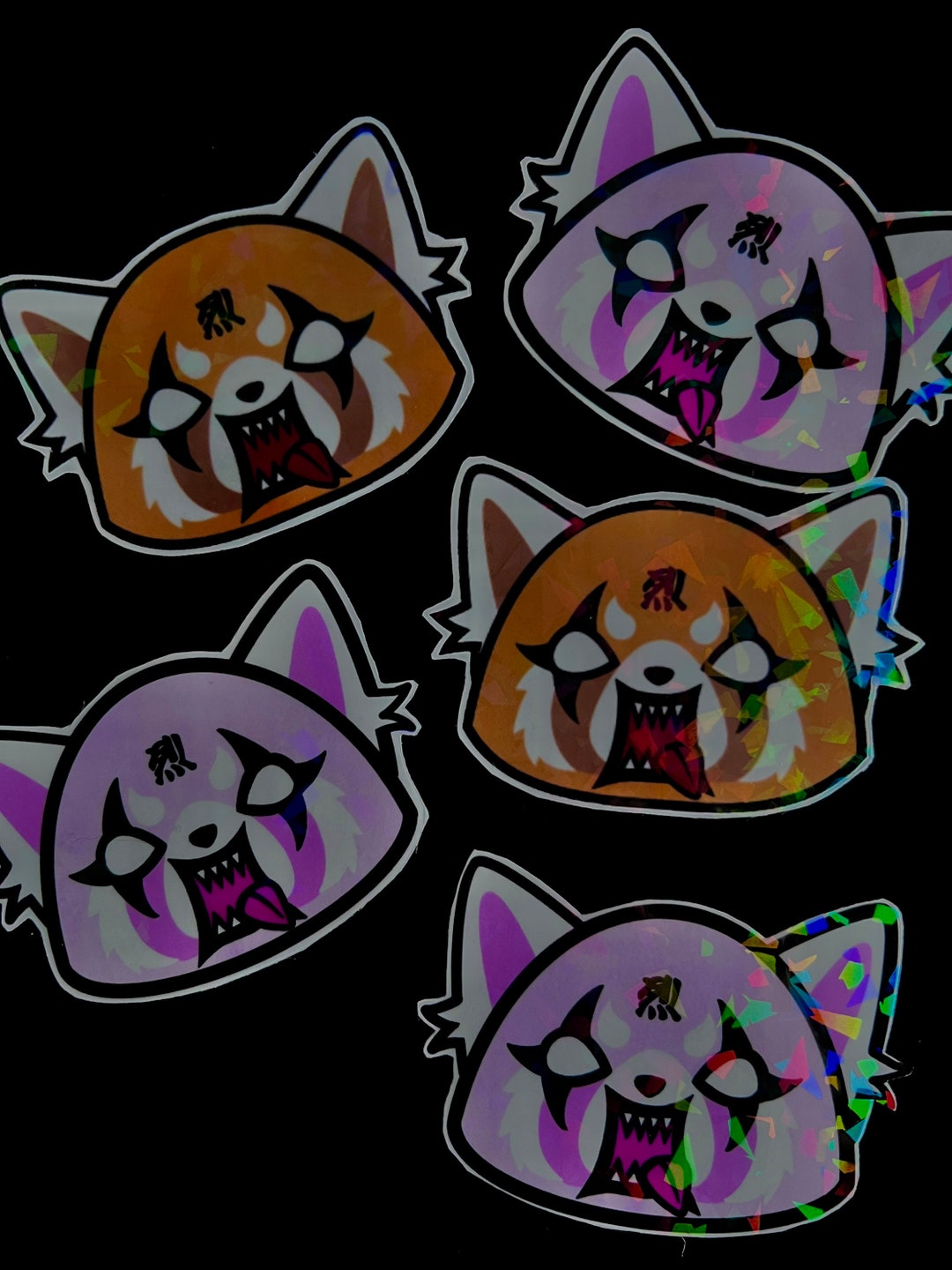 Aggretsuko Sticker Anime Sticker - Etsy