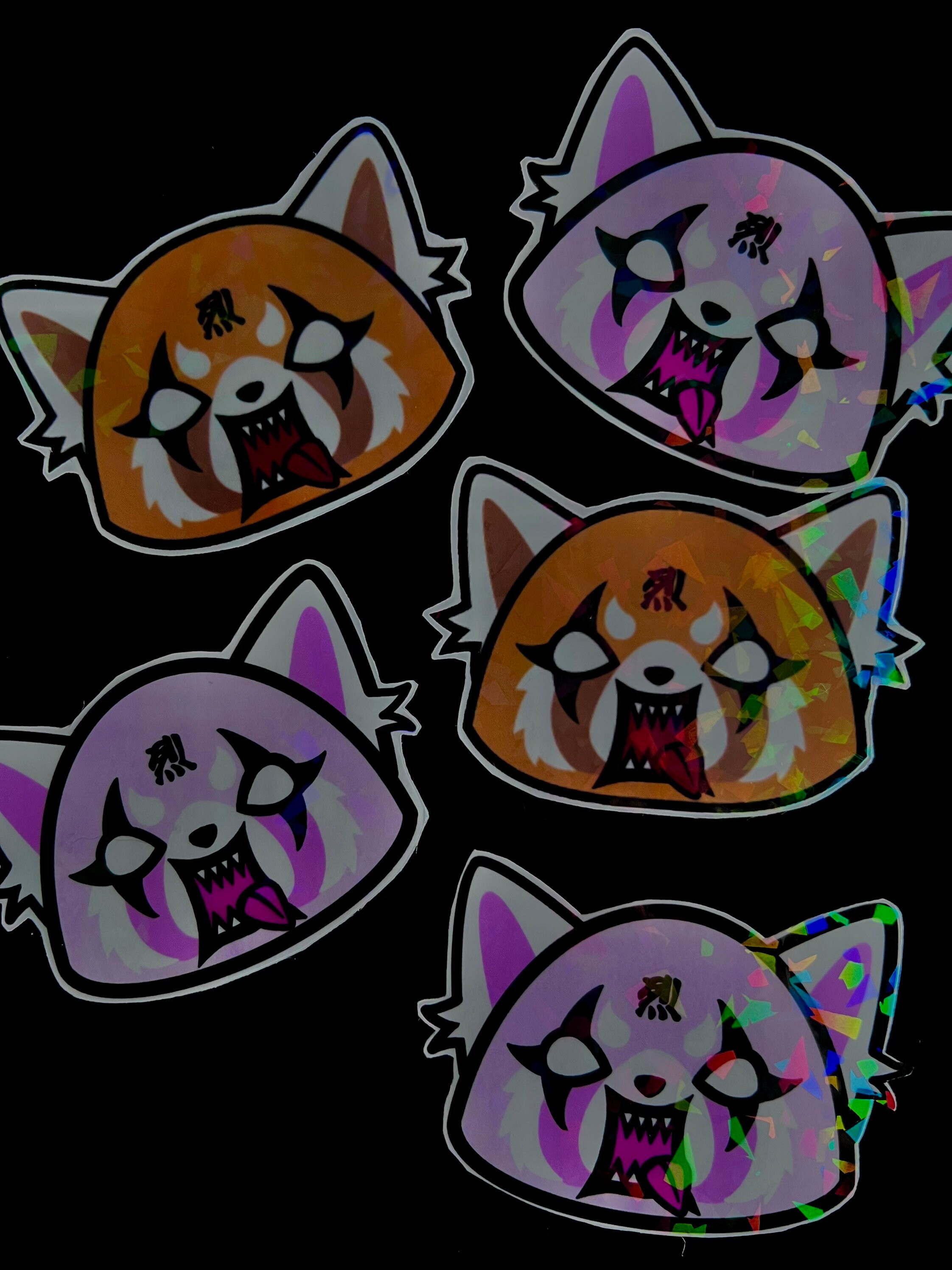 Aggretsuko Sticker Anime Sticker - Etsy