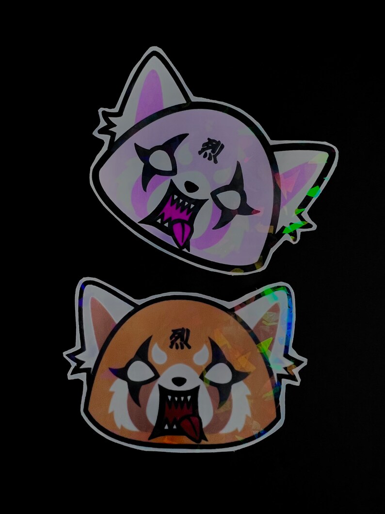 Aggretsuko Sticker Anime Sticker - Etsy