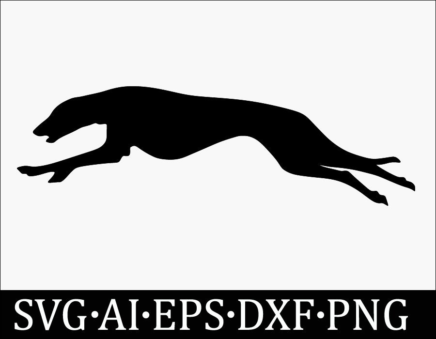 Greyhound Svg, Greyhound Svg Bundle. Greyhound Silhouette. Greyhound ...